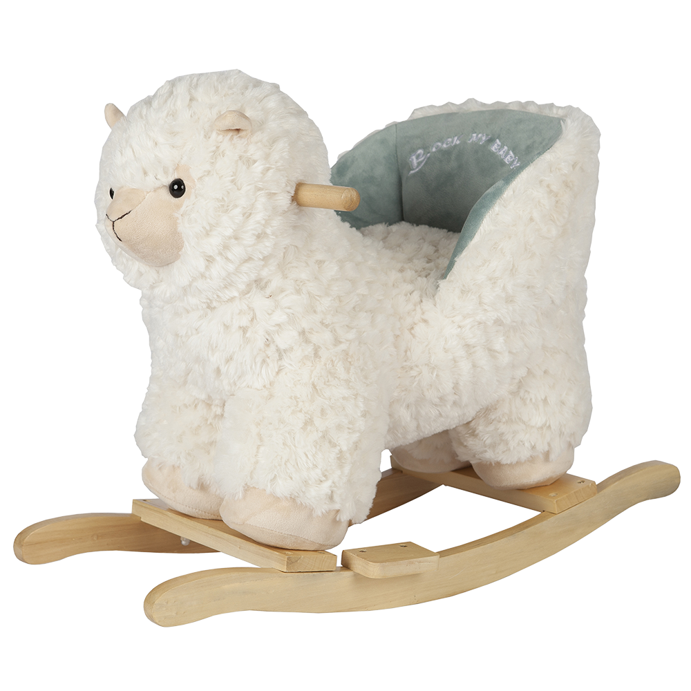 Rockingbaby JR293 ROCKING LLAMA WITH BACK – Factory-Shop