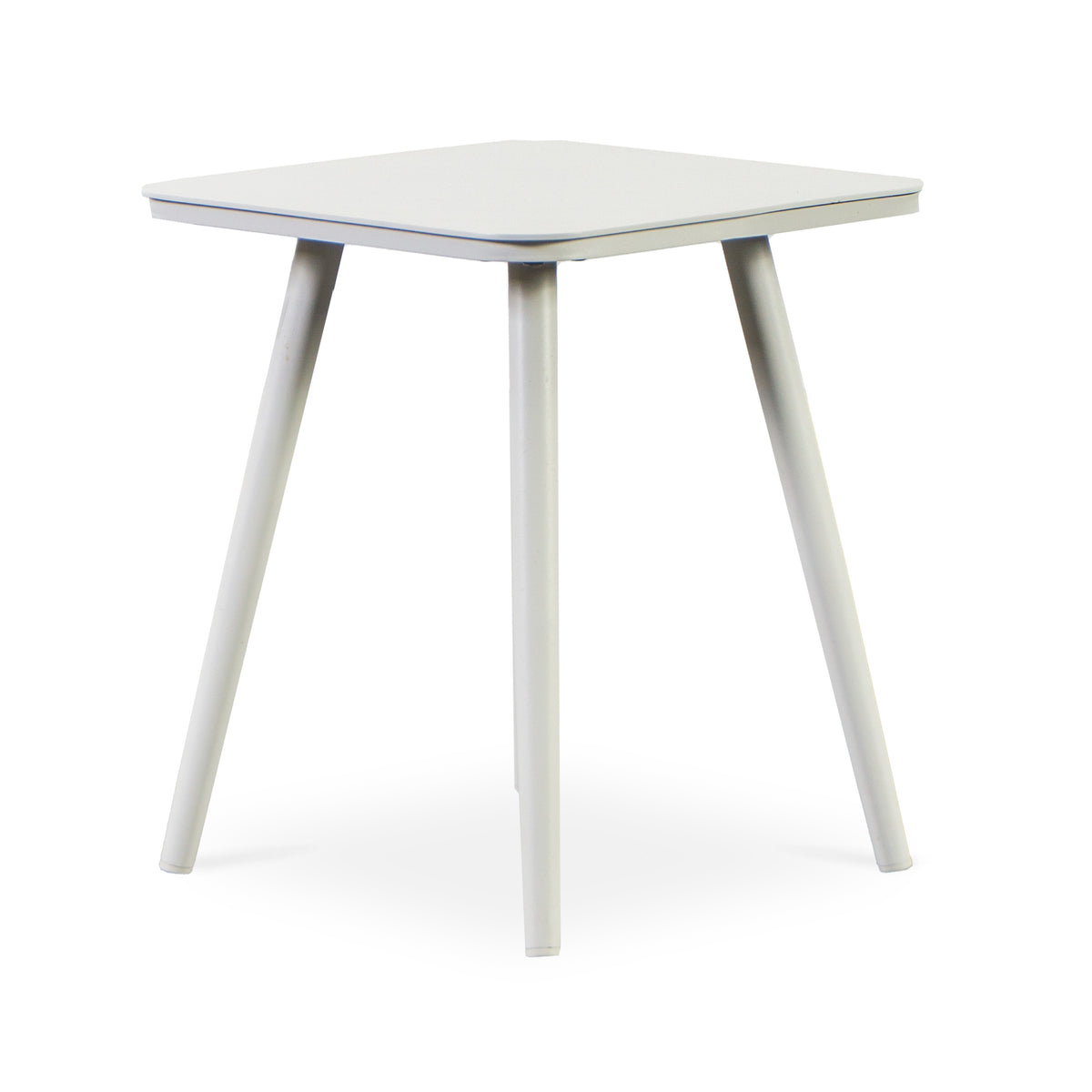 FINQA Table "Split" square with 4 legs, square side table, available i ...